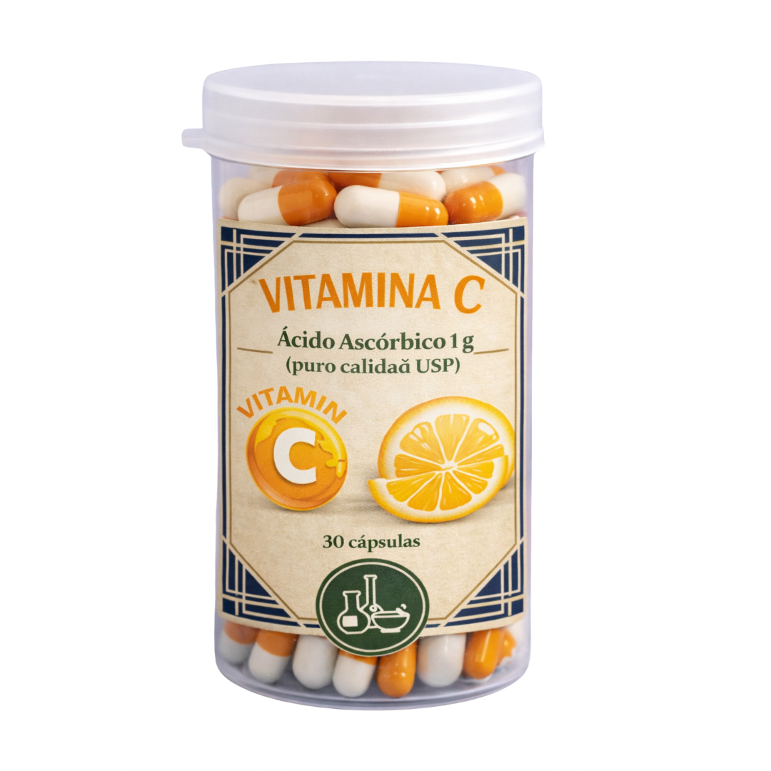 VITAMINA C 1g SIN AZUCAR |ÁCIDO ASCÓRBICO PURO| INMUNIDAD, ENERGIA Y ...